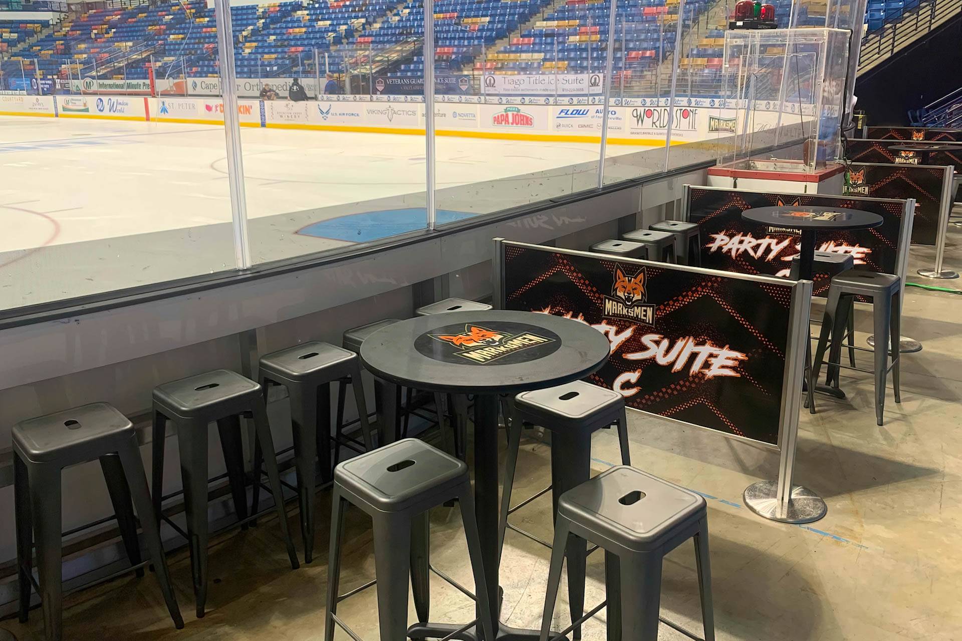 Ice Level Suites - Fayetteville Marksmen Pro Hockey